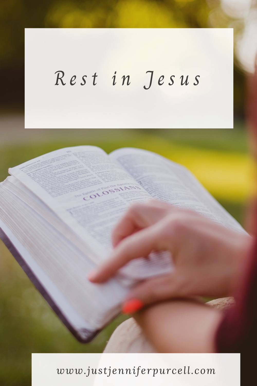 Rest in Jesus: Lessons from Mary and Martha - Jennifer Purcell